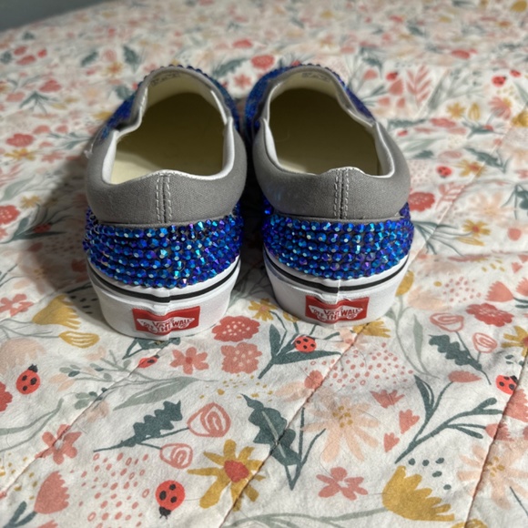 Vans | Shoes | Custom Rhinestone Vans | Poshmark